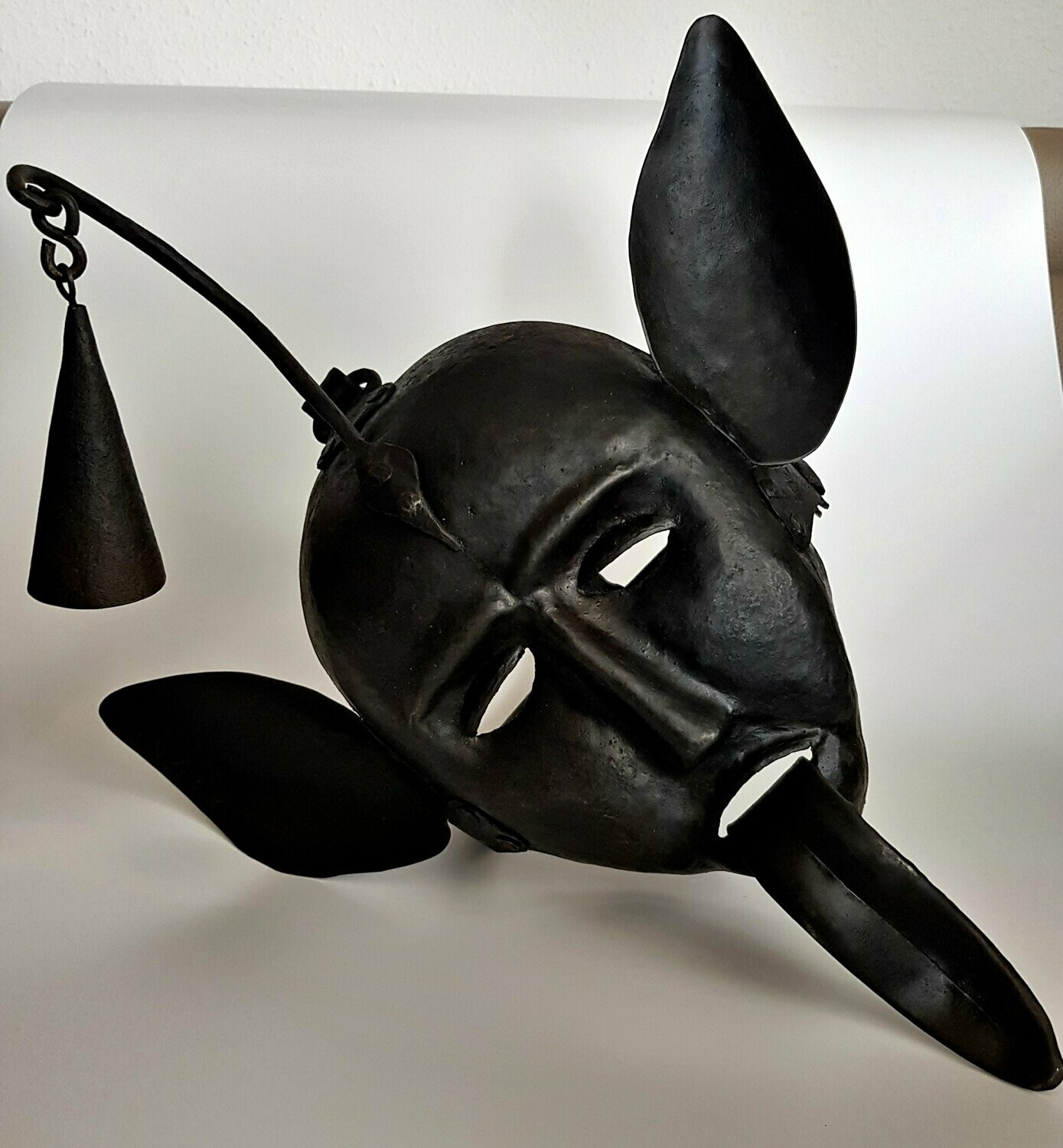 Curious German Iron forged Mask of Shame or Scold's Bridle Schandmaske ...