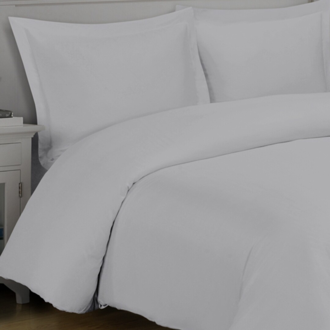 WHITE COTTON BEDDING SET 4P WHITE COTTON BEDDING SET 4P