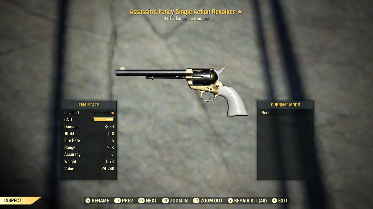 Assassins Fancy Revolver