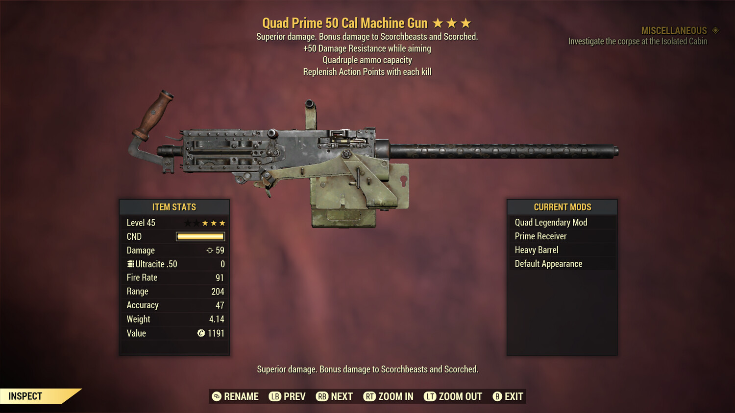 Quad AP/50 50-cal Machine Gun