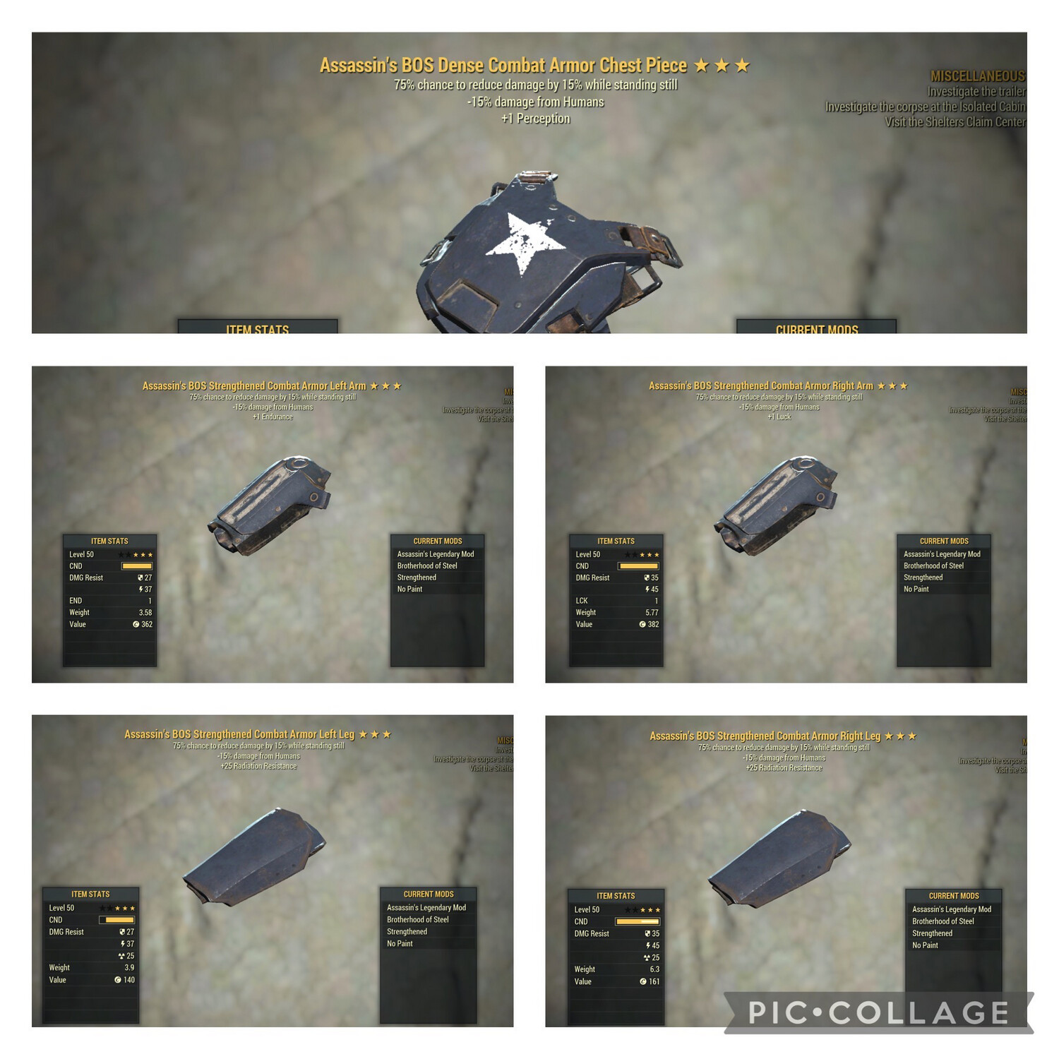 Assassins Sentinel Combat Armor Set