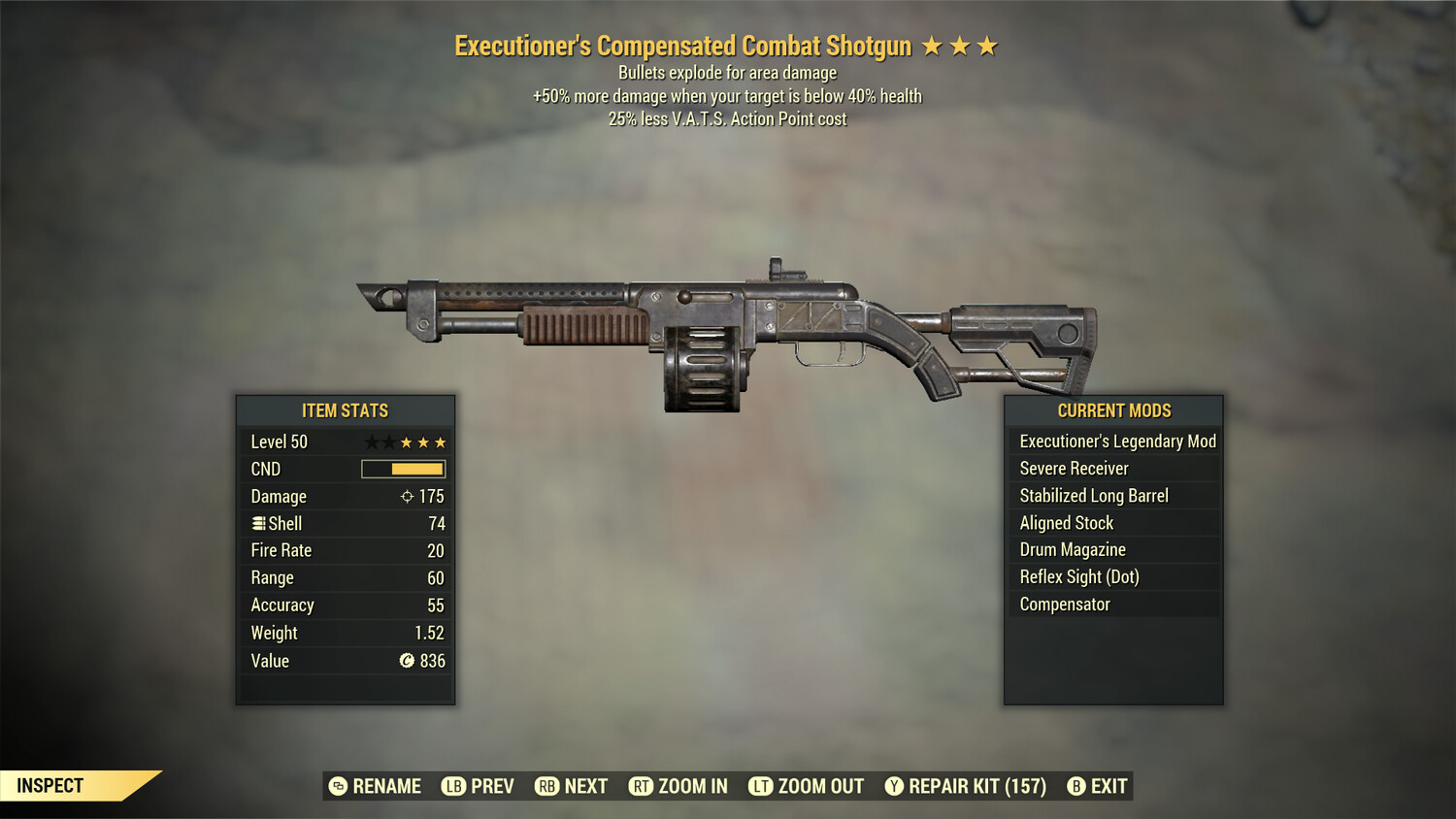 Executioners Explosive 25 Combat Shotgun