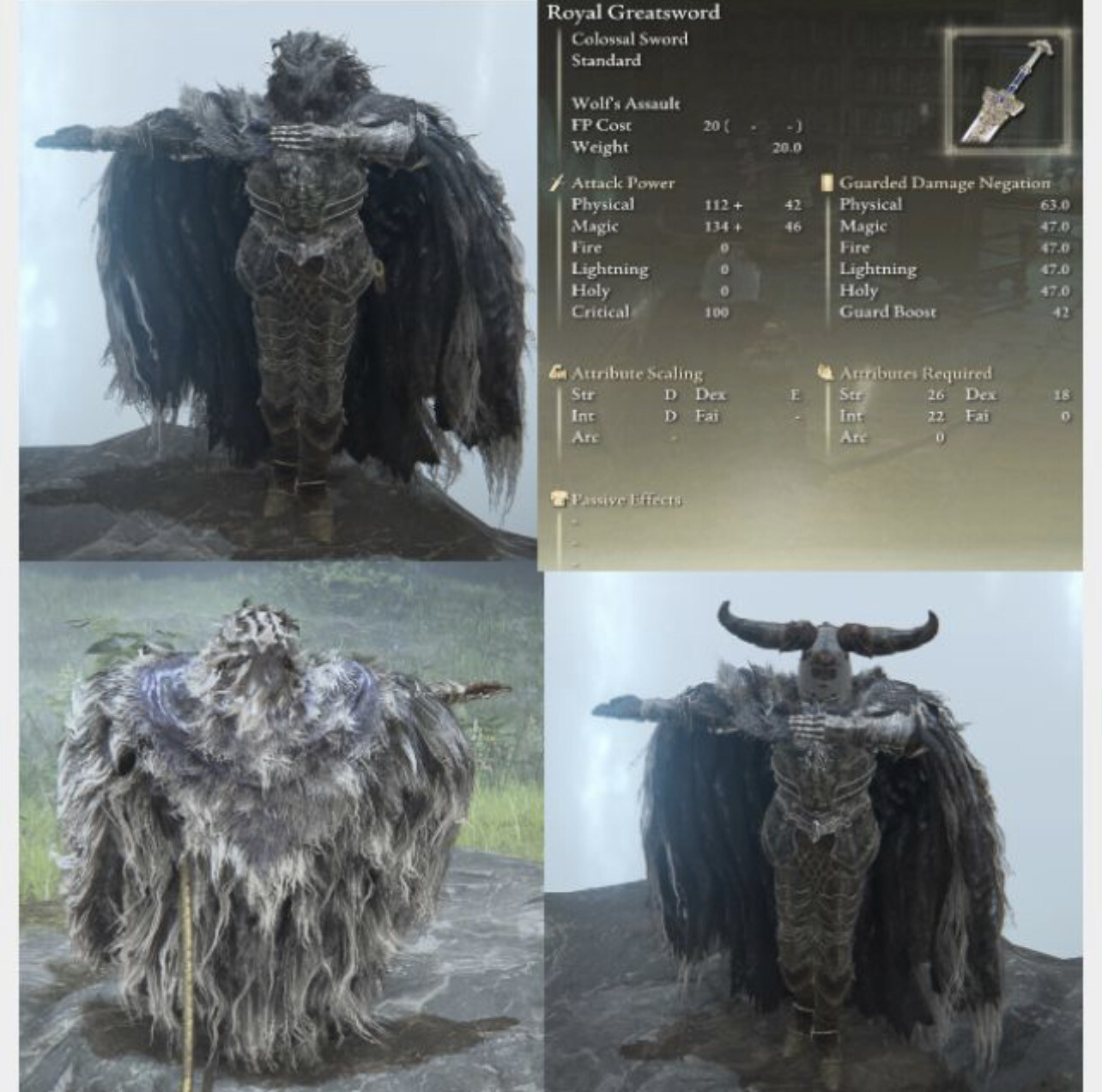 Blaidd Full Armor Set Plus Royal Greatsword