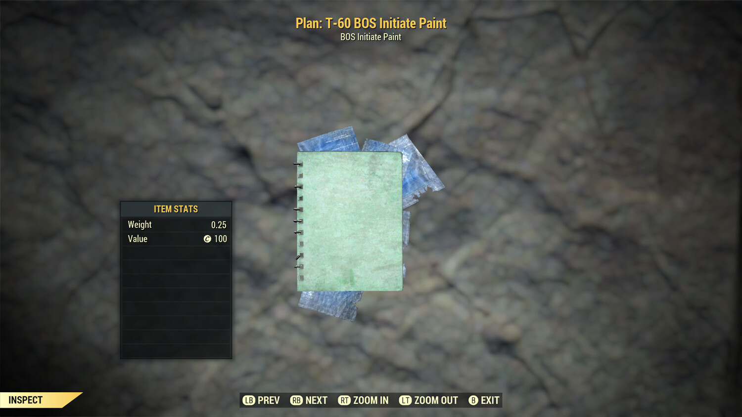 Legacy BOS T60 Initiate Paint