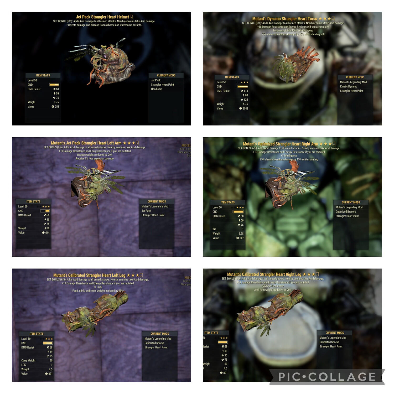 Mutant Strangler Heart Armor Set (Only Found Here!)