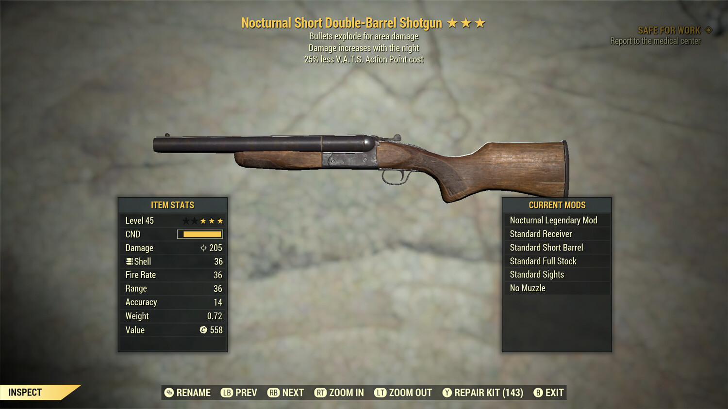 Nocturnal Explosive 25 Double Barrel Shotgun