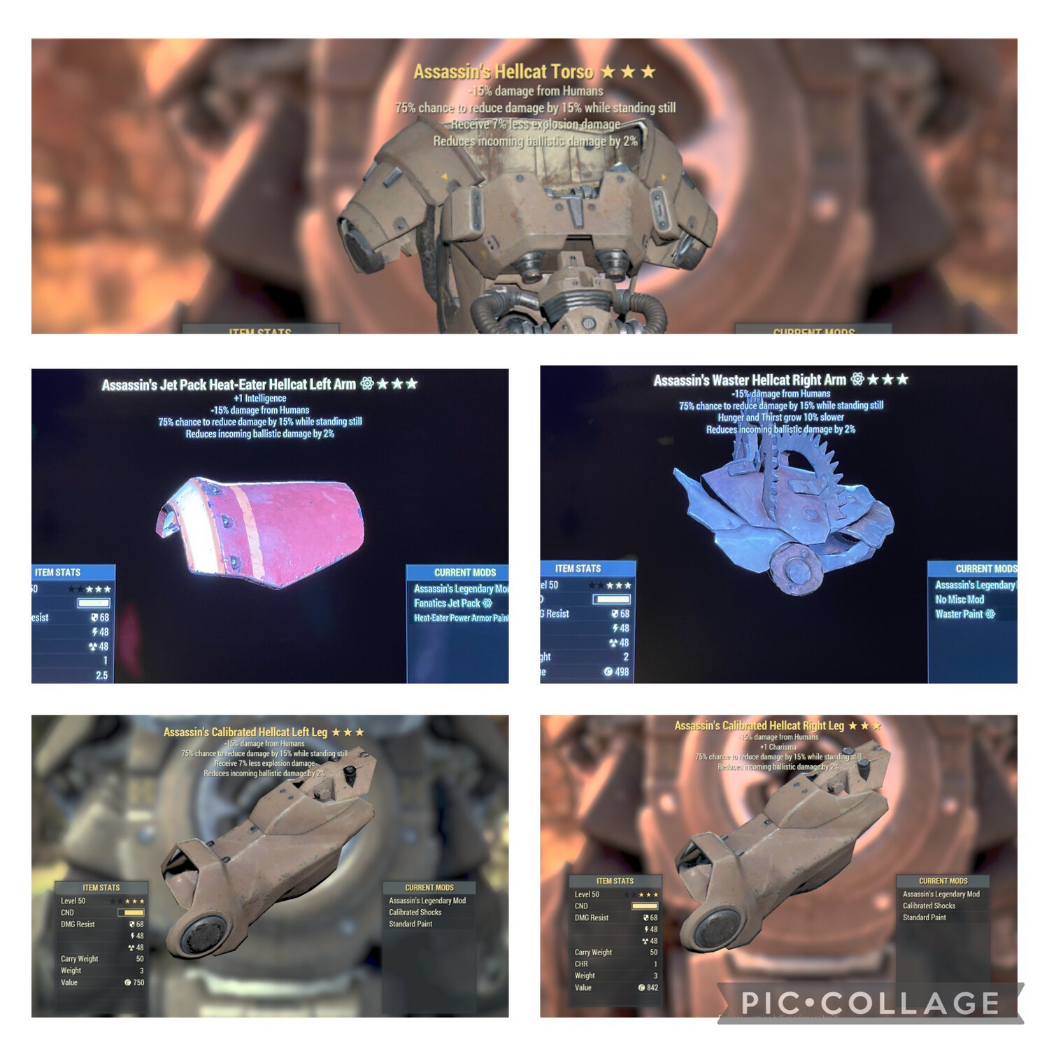 Hellcat Assassin Explo (X2) Sentinel Set (has Jetpack Arm)