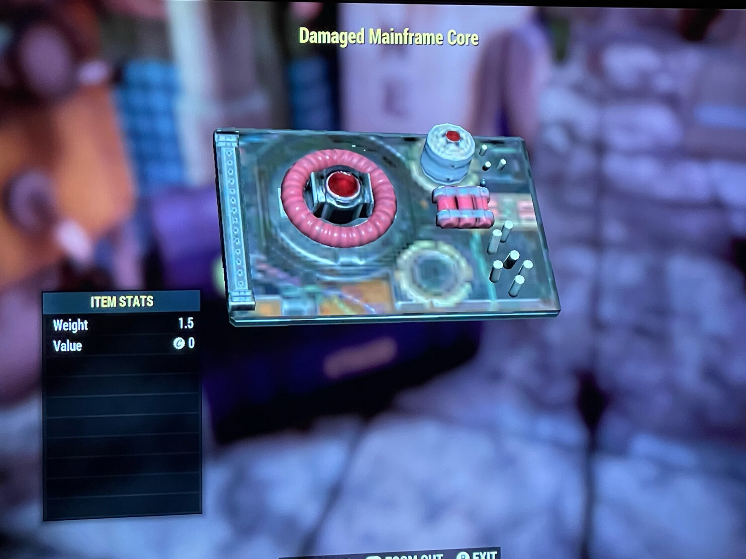 Damaged Mainframe Core