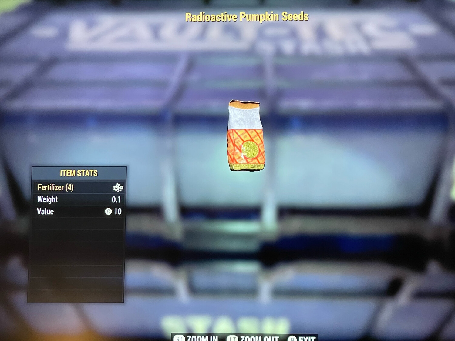 Radioactive Pumpkin Seeds