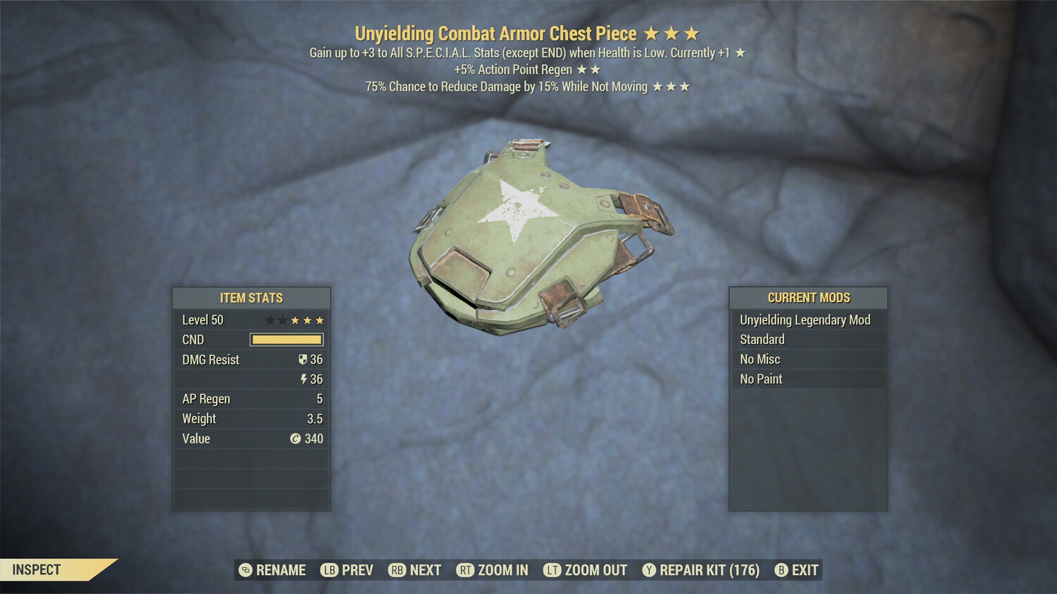 Unyielding AP Sentinel Combat Torso