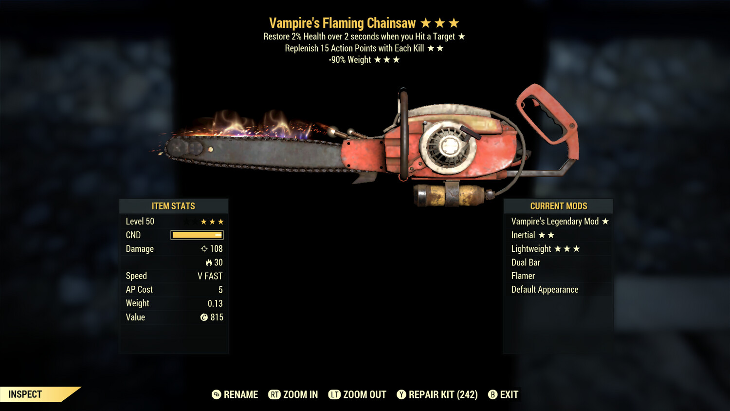 Vampire AP/90 Chainsaw