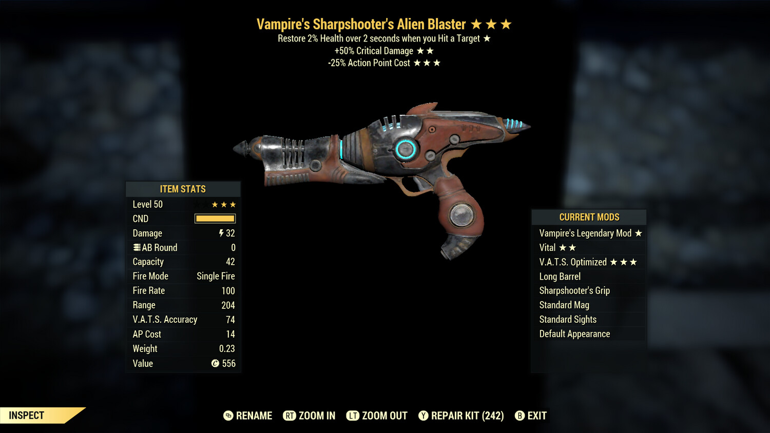 Vampire 50/25 Alien Blaster