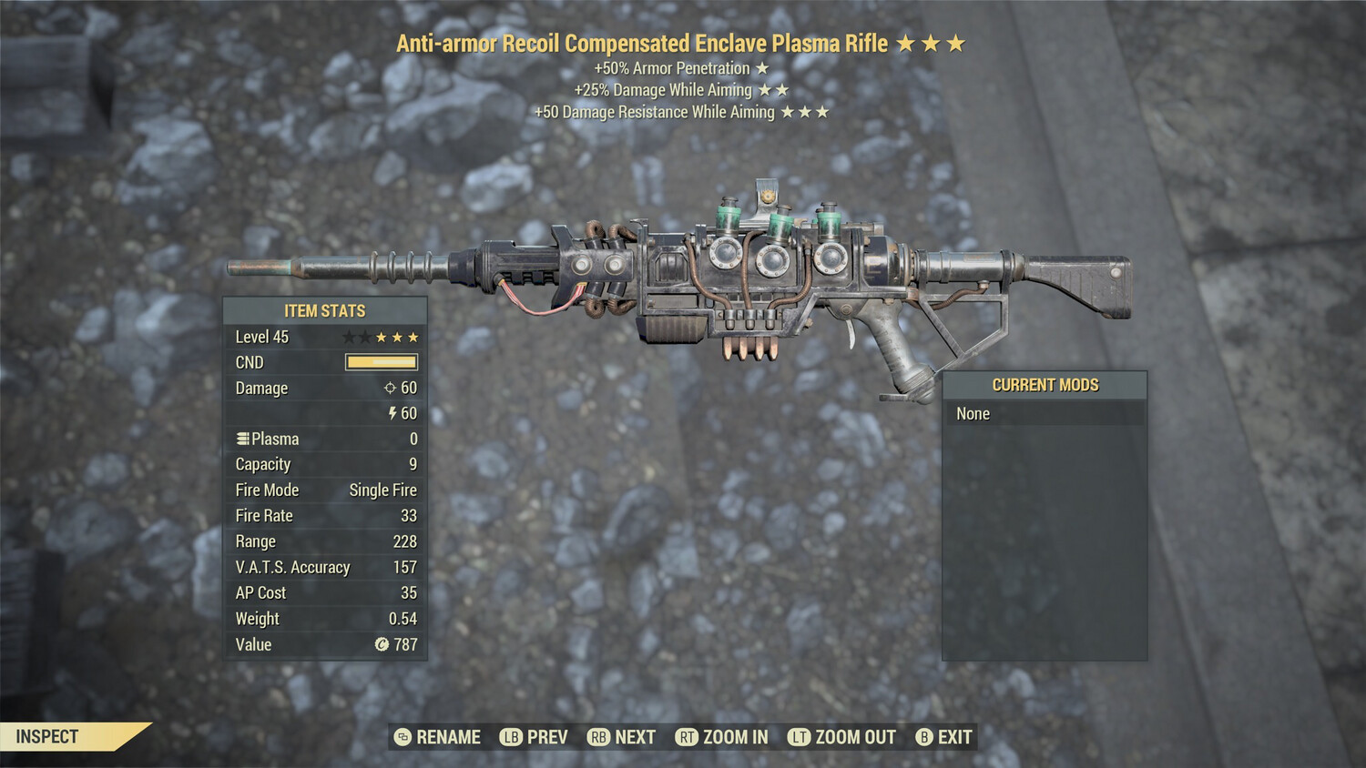 Anti Armor 25A/50 Enclave Plasma Rifle + Flamer Mod Box