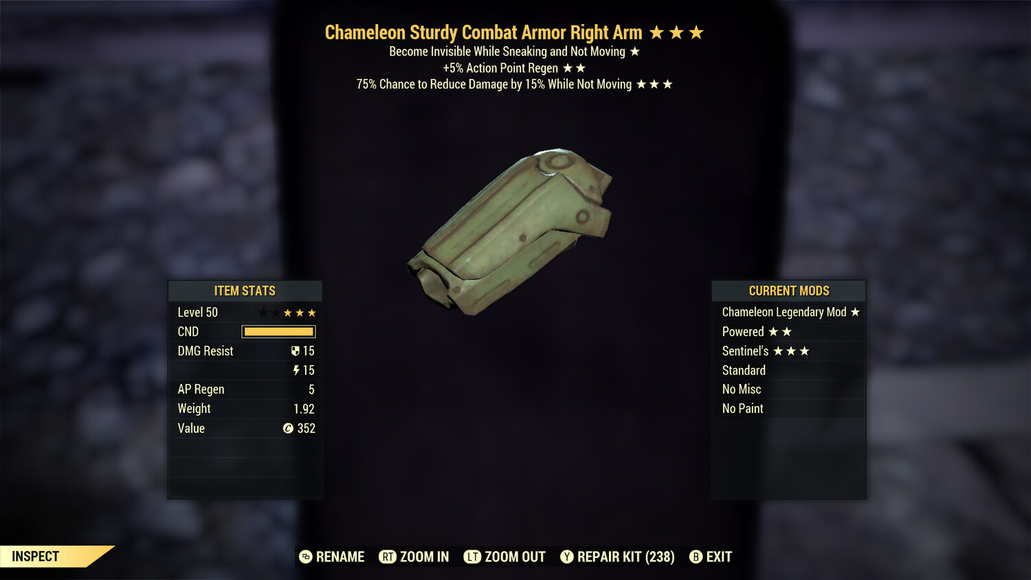 Chameleon AP Sentinel Combat RA