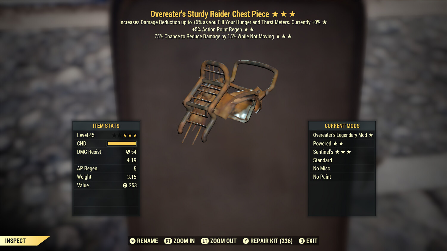 Overeaters AP Sentinel Raider Chest