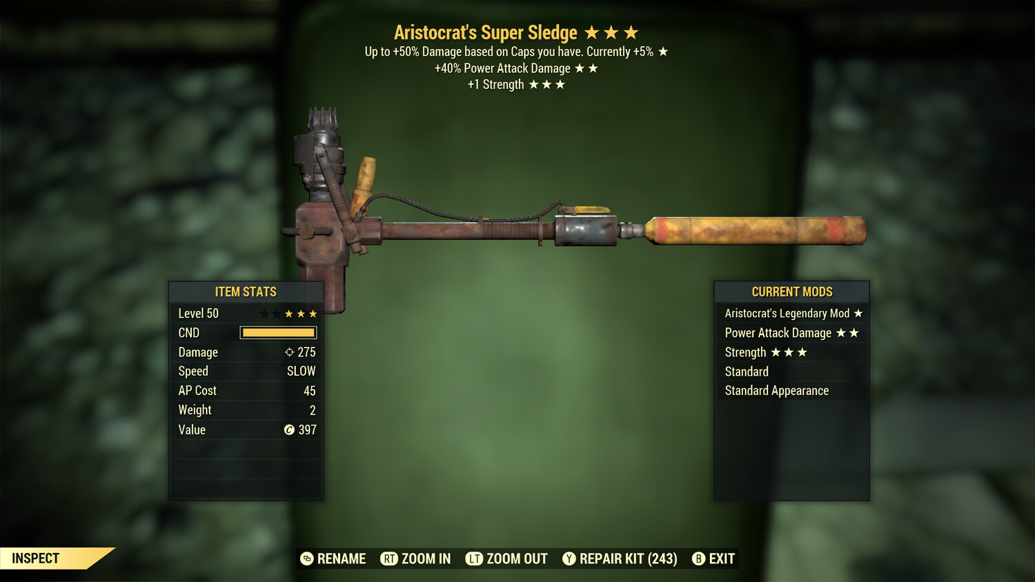 Aristocrat PA/1S Super Sledge