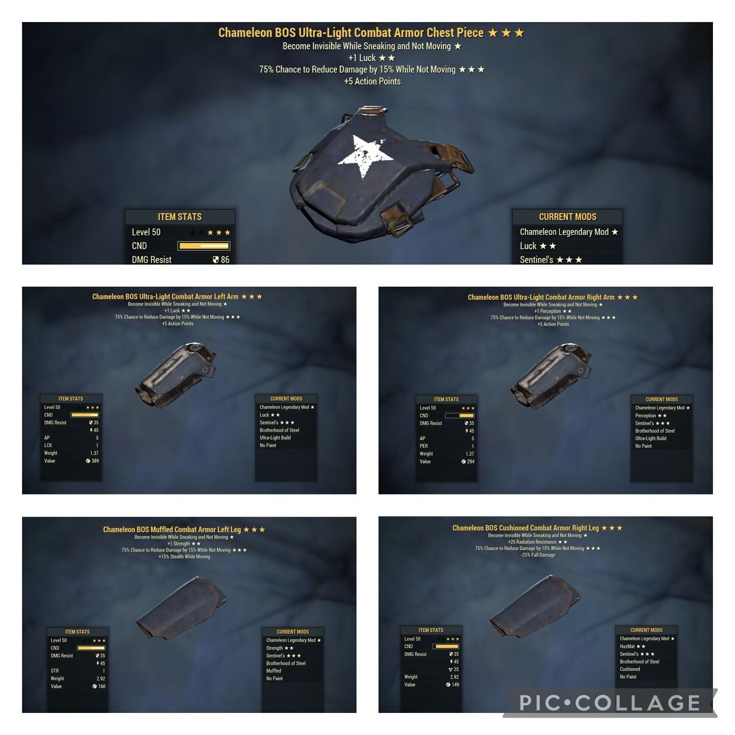 Chameleon Sentinel Combat Set