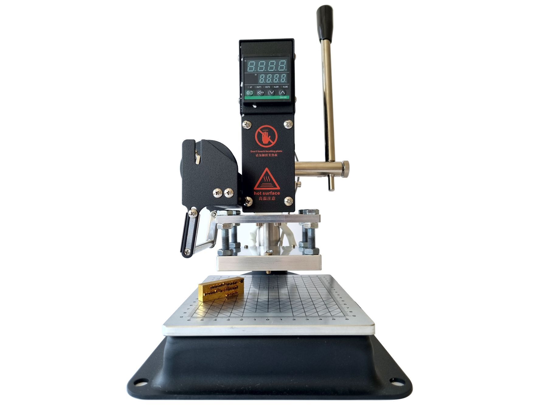 Hot foil marking press