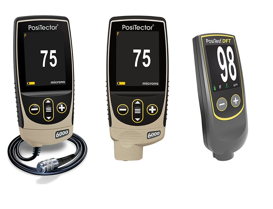 DeFelsko PosiTector 6000 & PosiTest DFT Schichtdickenmessgeräte für Fe ...