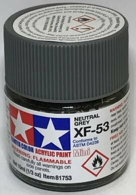 Tamiya Acrylic Mini XF-53 Neutral Grey