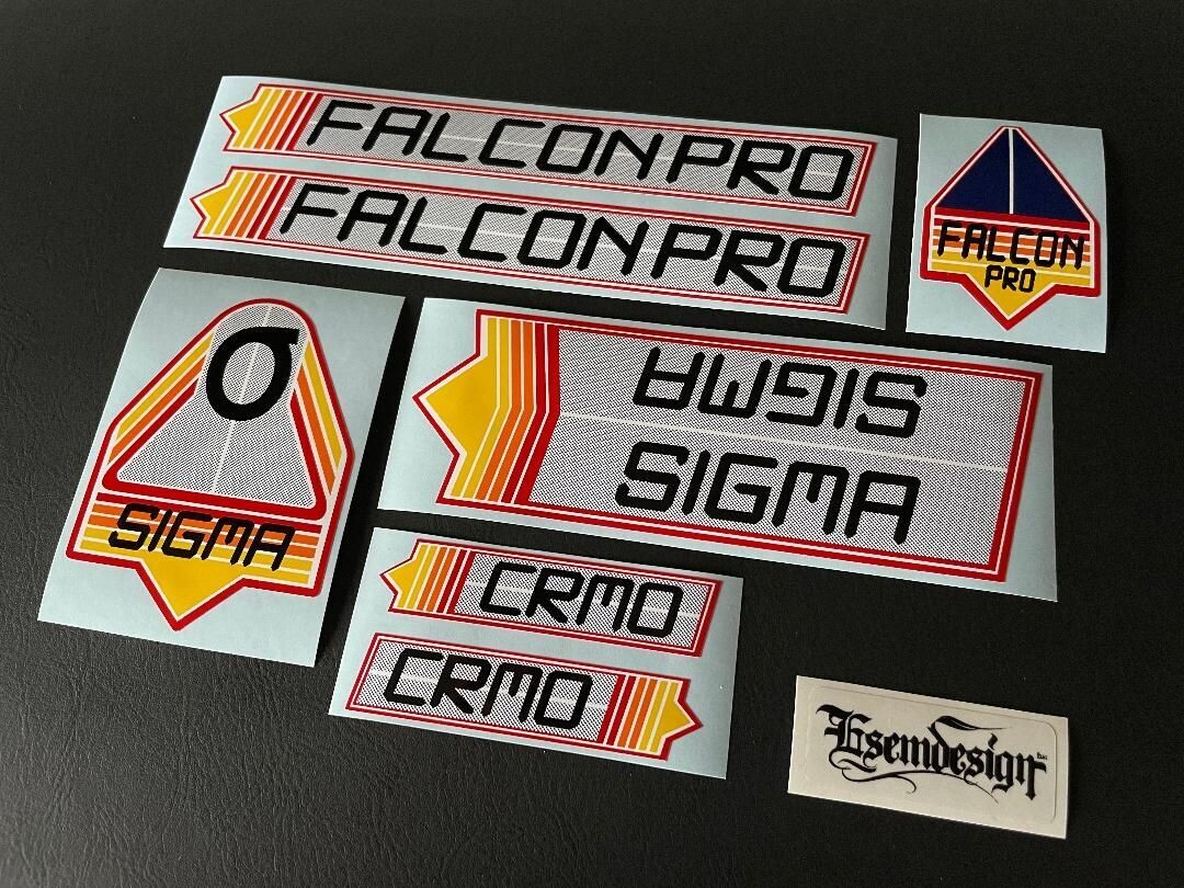 Falcon Pro Sigma Decal Set