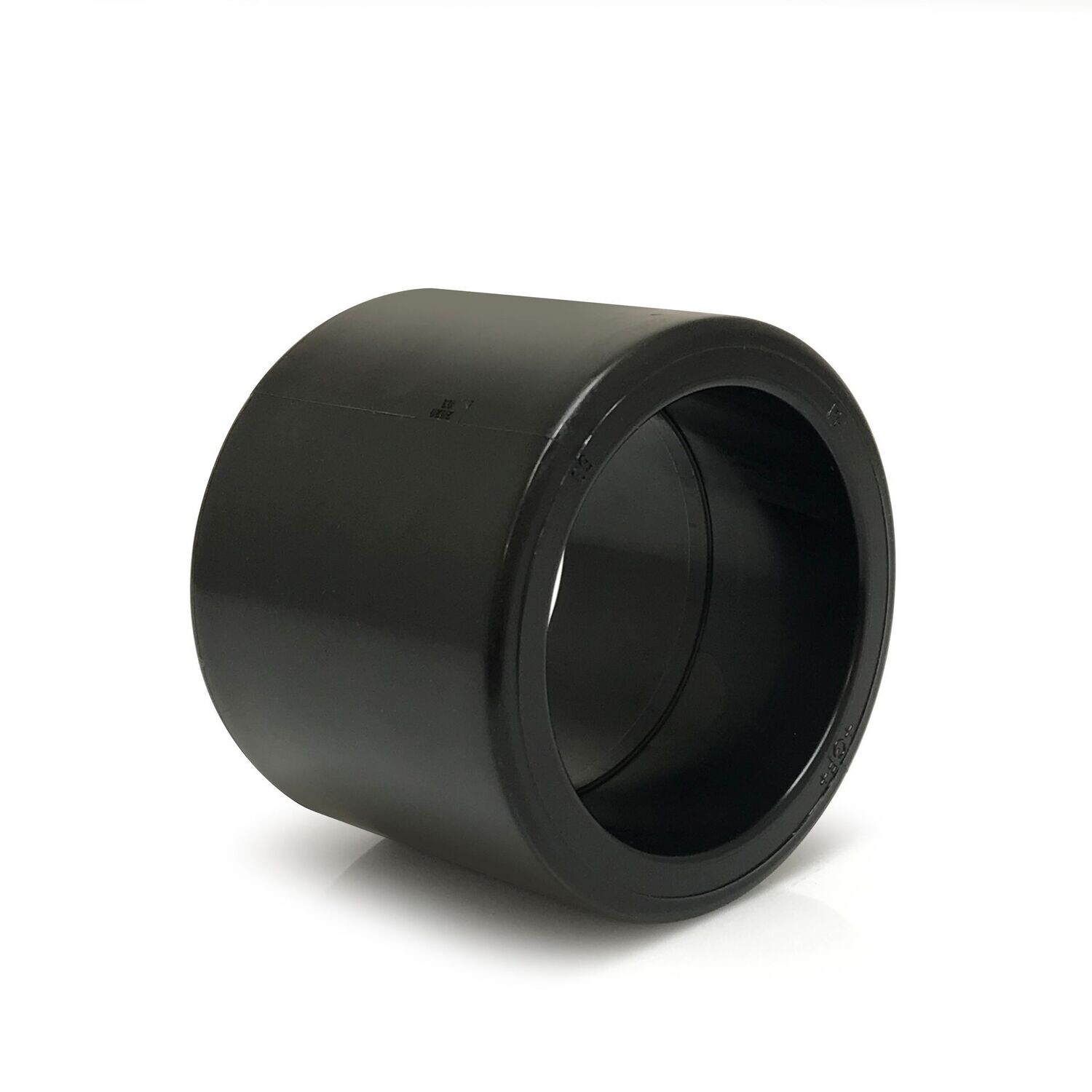 50mm Polyethylene Coupler Socket Plain PE80 Pipe Fitting
