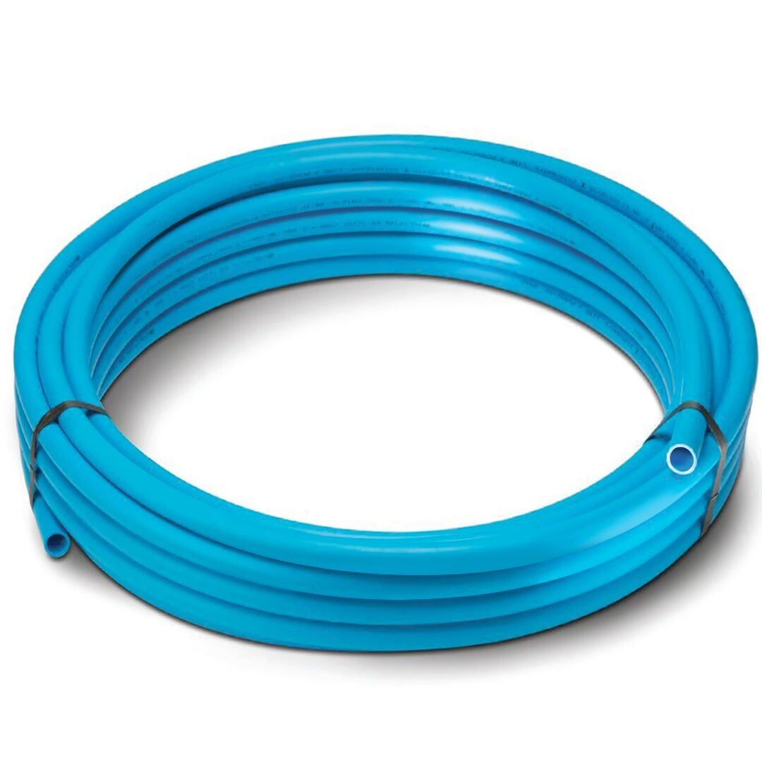 50mm Polypipe® MDPE Blue Water Service Pipe Coil - PE80 12 Bar Pressure