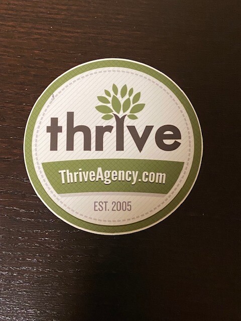 Thrive Sticker