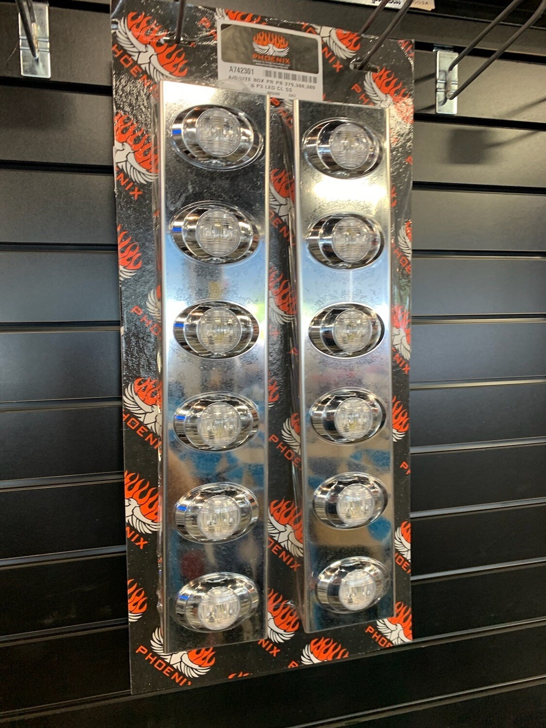 Phoenix Design Stainless Steel Front Air Cleaner Light Panels w/ 12 P3 ...