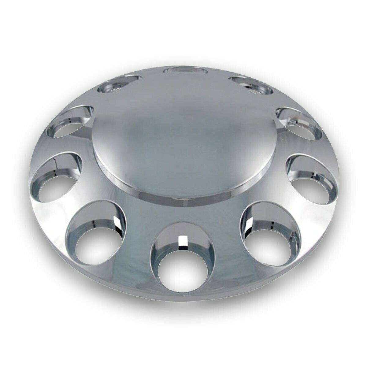 Trux Accessories Chrome Front Axle Cover w/ Removable Dome Hubcap ...