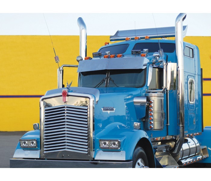 Trux Accessories Stainless Stainless Steel Hood Shield Bug Deflector ...