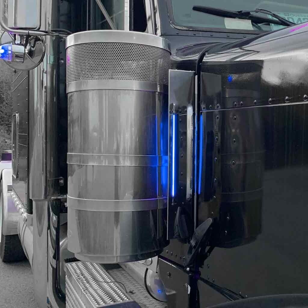 Trux Accessories 15" Non-Painted Standard/Donaldson Louvered Front Air ...