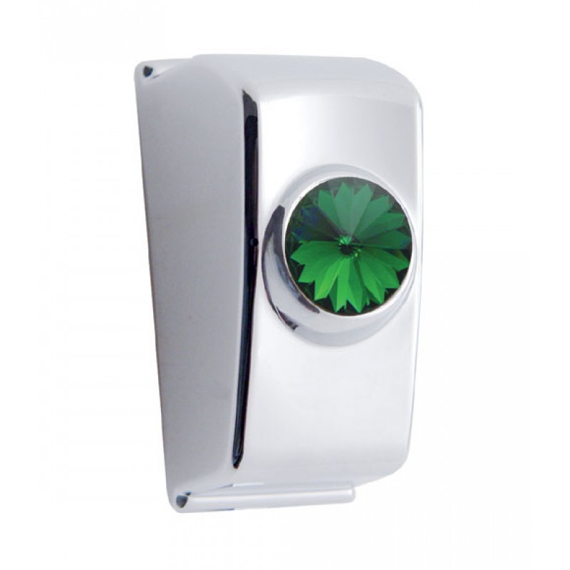 United Pacific Chrome Rocker Switch Plug w/ Crystal for '06+ Kenworth ...