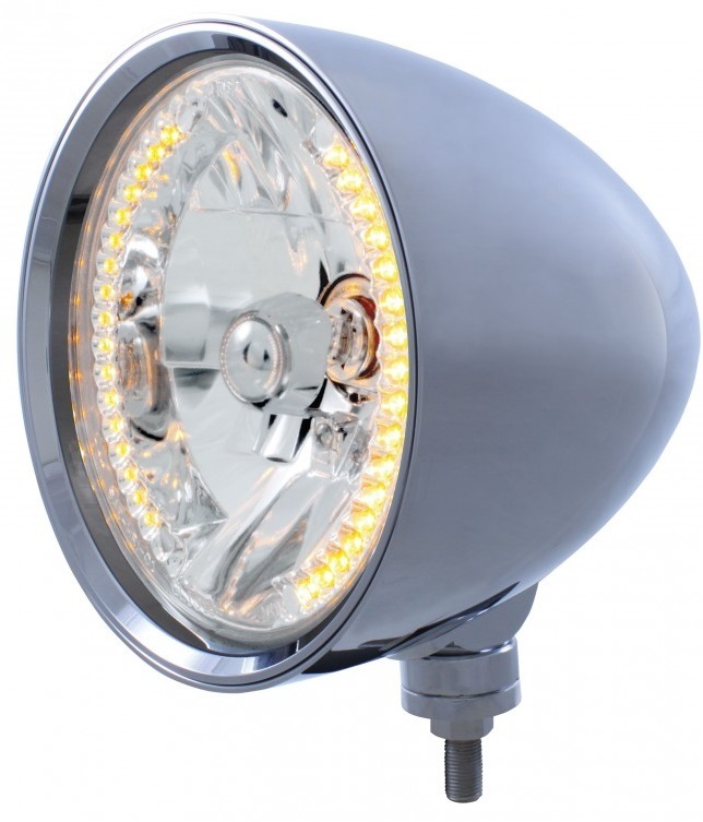 Chrome 7" Billet Style "CHOPPER" Headlight in Different Options | Shop ...