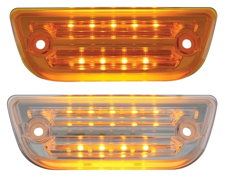 9 LED Rectangular Cab Light for Peterbilt 579 & Kenworth T680 with ...