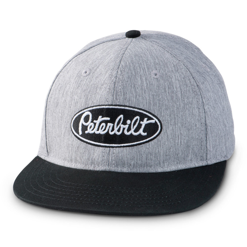 Grey Suiting Flatbill Peterbilt Base Cap | Shop for Truck Parts ...