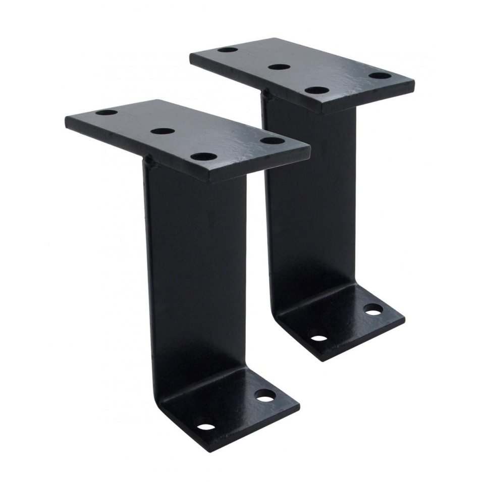 United Pacific Black Rear Light Bar Mounting Bracket (Set of 2) | Shop ...