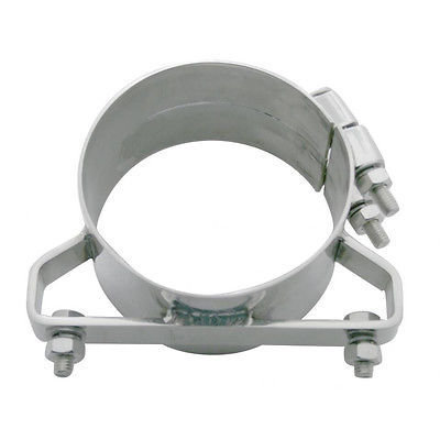 8" Wide Band Exhaust Clamp, Stainless Steel, for Freightliner Trucks ...