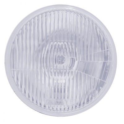 United Pacific 7" H4 Halogen Headlight Bulb w/ 4 Micro White LED Accent ...