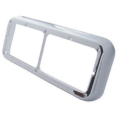 United Pacific 4" x 6" Chrome Rectangular Dual Headlight Bezel | Shop for Truck Parts ...