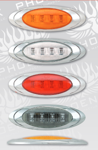 Phoenix Design P1 LED Clearance Marker Light w/ .180 Bullet Plug | Shop ...