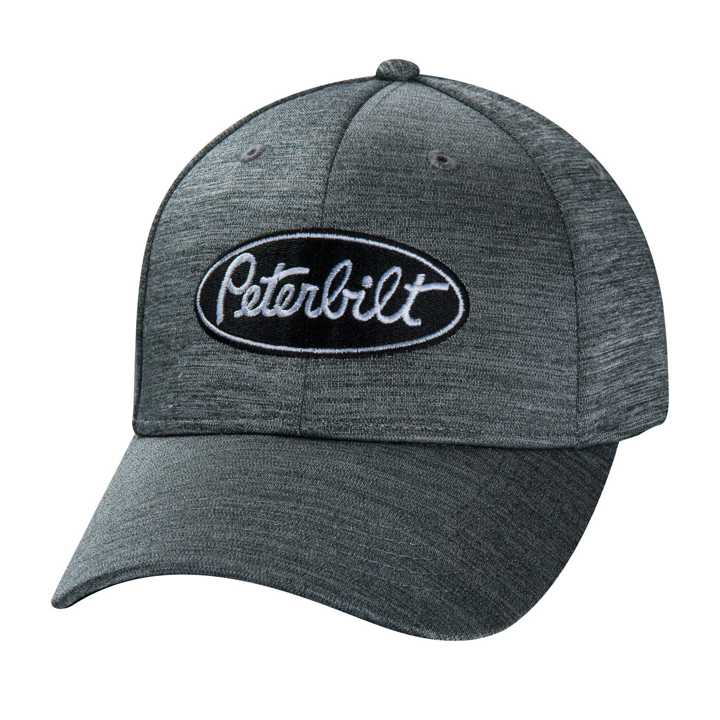 CFG Charcoal Peterbilt Logo Chambray Fitted Cap | Shop for Truck Parts ...