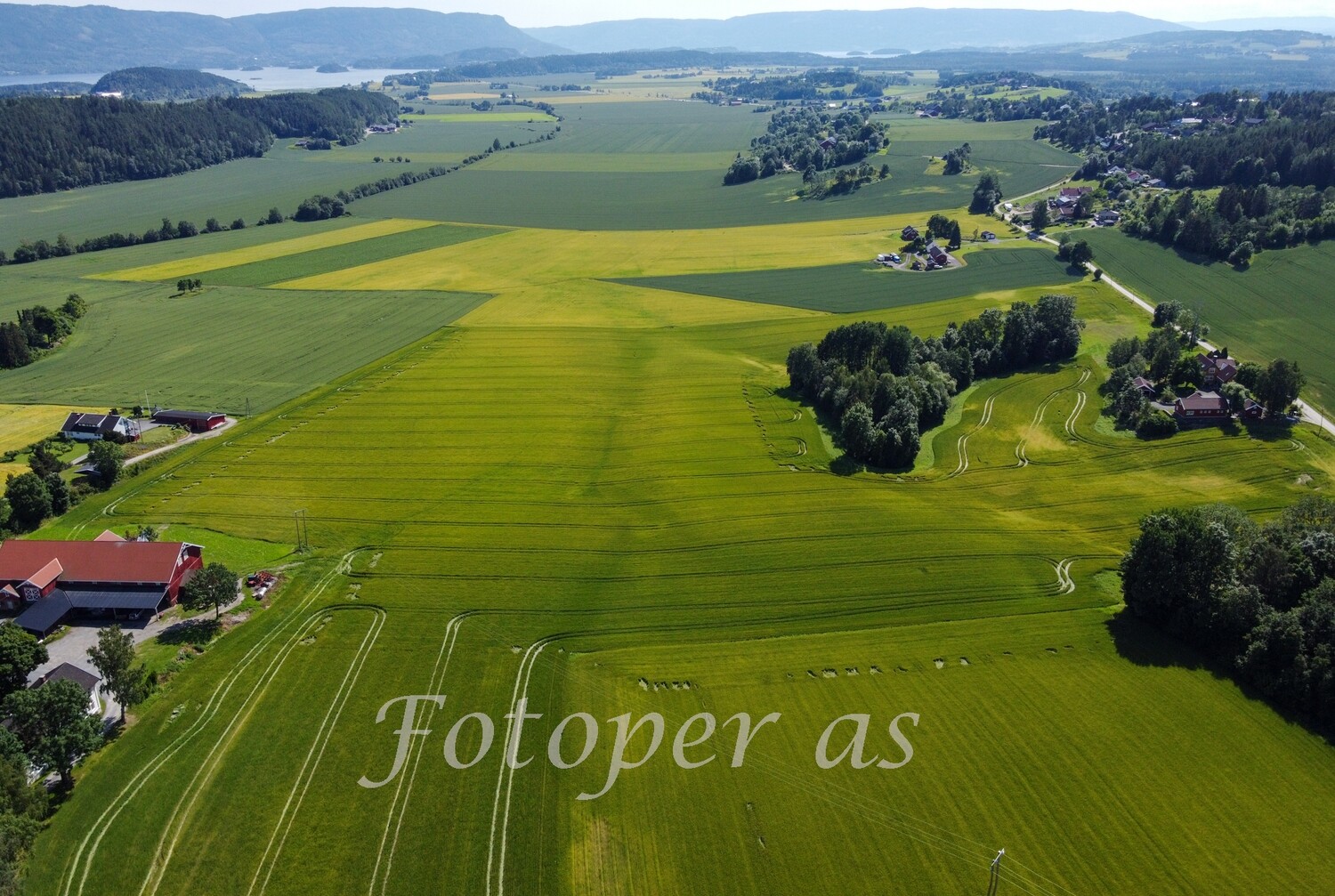 Kulturlandskap. Kornåkre Vaker, Norderhov, Ringerike