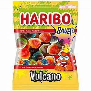 German Haribo Sauer Vulcano (Volcano) Fizz 6.2 oz (175g)