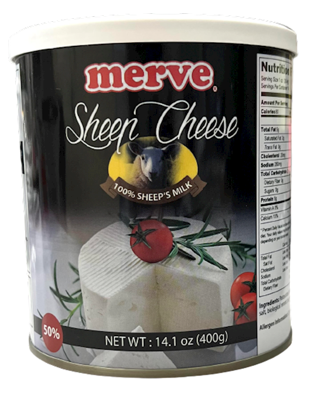Merve Feta Sheep Cheese in Brine 14.1 oz (400g)