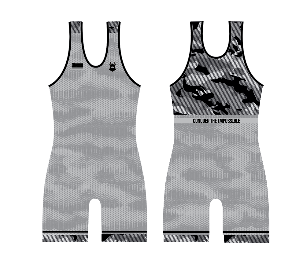 Grey Camo Singlet