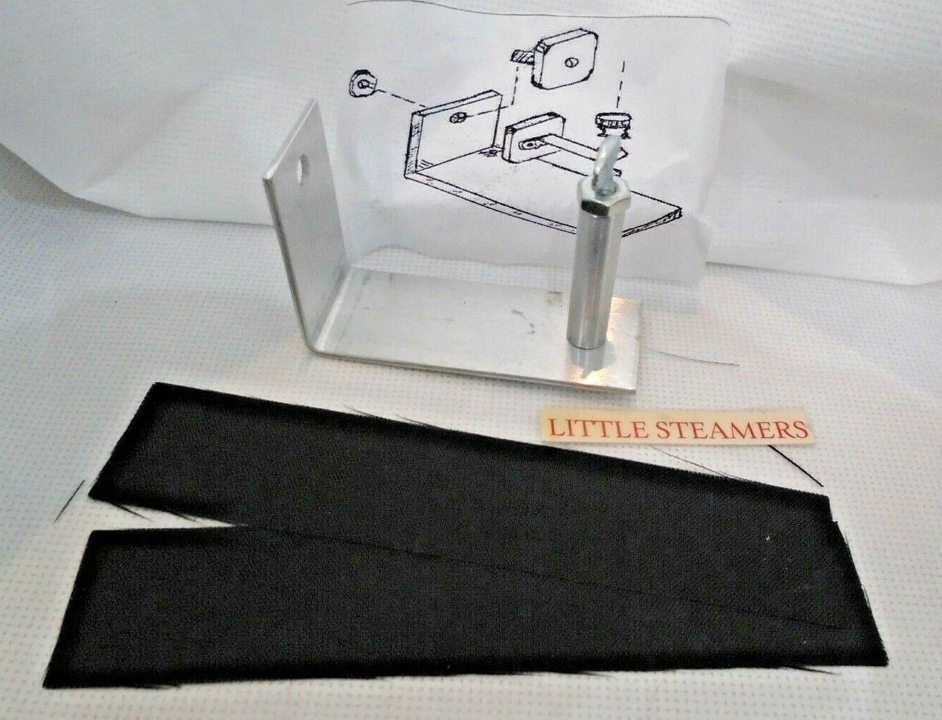 BELLOWS REPLACEMENT JIG: properly positions and holds bellows material ...