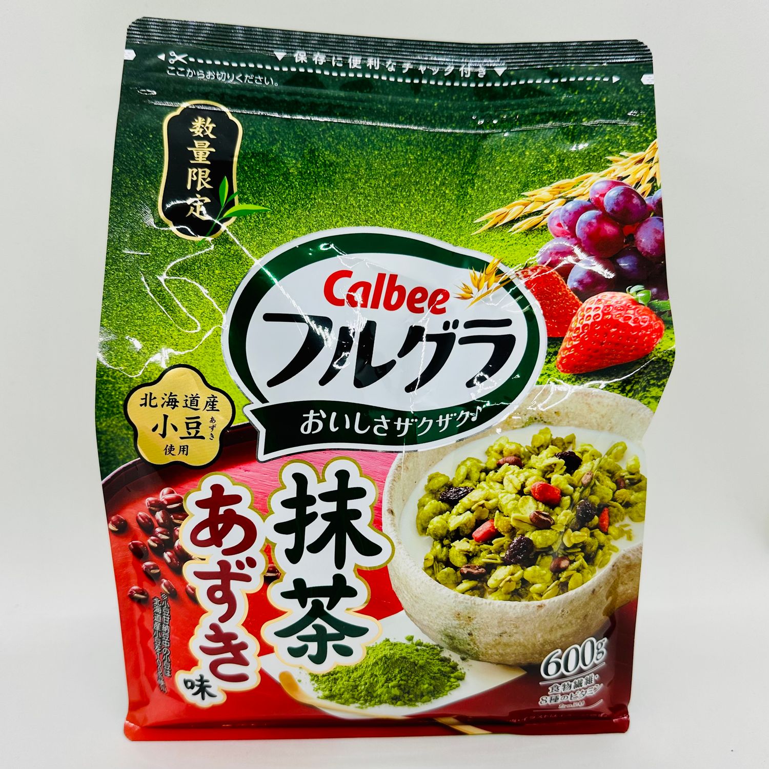 Calbee Frugura Matcha Azuki