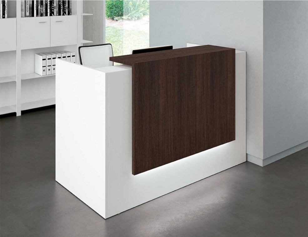 Mostrador Z2 con mesa, medidas 166cm ancho x 113cm altura repisa x 88cm ...