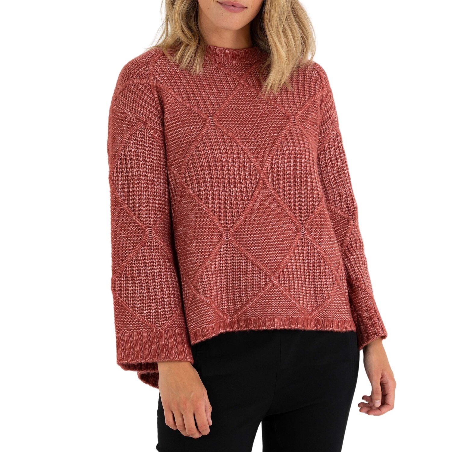 Women's Cable Knit Jumper by Marco Polo